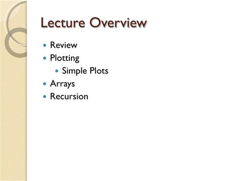 Ppt General Computer Science For Engineers Cisc 106 Lecture 05