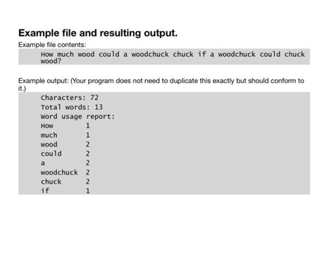 Solved Coding Assignment Write A Version Of Wc Command