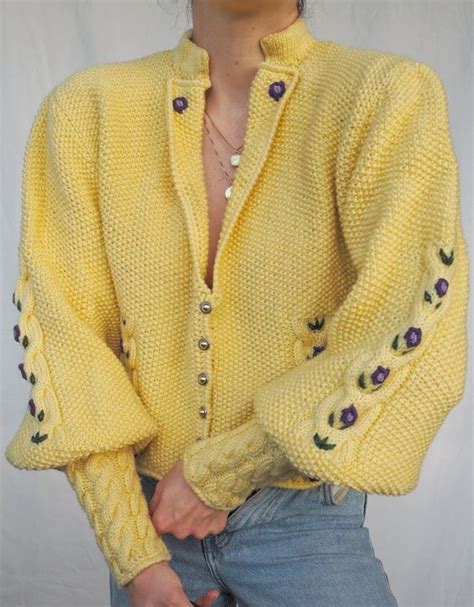КРАСИВЫЕ ЖАКЕТЫ СПИЦАМИ С ВЫШИВКОЙ Копилка узоров Вязание спицами Дзен Crochet Sweater