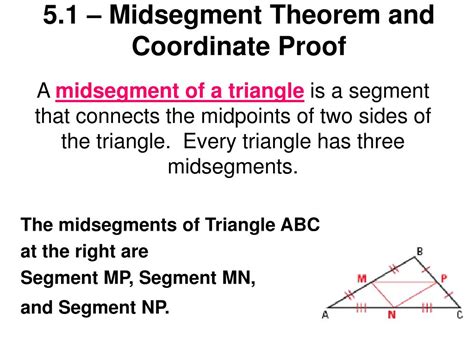 PPT Midsegment Theorem And Coordinate Proof PowerPoint Presentation ID