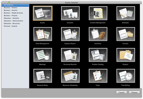FileMaker 12 Starter Solutions DB Services