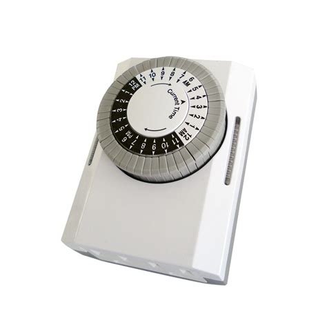 Defiant 24 Hour Programmable Timer Light Switch In Grey The Home Depot Canada