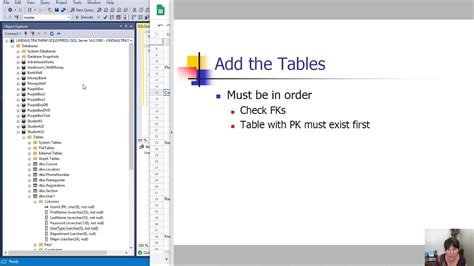 Implement The Database Part 4 Youtube