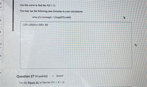 Solved Use This Curve To Find The P X