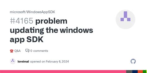 Problem Updating The Windows App Sdk · Microsoft Windowsappsdk