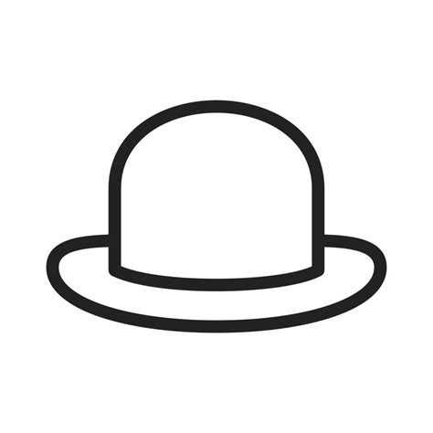 Hat Outline Style Icon 13633824 Vector Art At Vecteezy