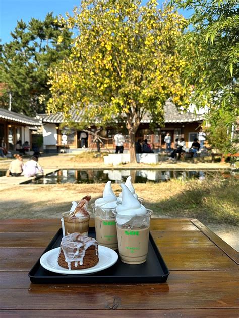 경주 황리단길 카페 정원이 예쁜 한옥카페 카페솔 라떼 맛집 네이버 블로그