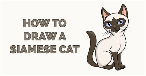 How To Draw A Siamese Cat Really Easy Drawing Tutorial