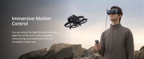 DJI Goggles Immersive Motion Control For Drone Pilots