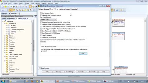 How To Generate Sql Code In Toad Data Modeler Youtube