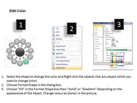 Diverging Arrows Multilple Concepts Diagram Circular Spoke Process PowerPoint Slides