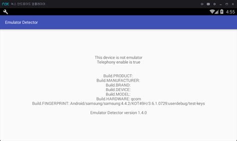 No Working Nox V Issue Framgia Android Emulator Detector Github
