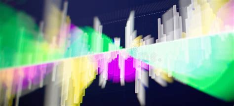 Candle Stick Graph Chart Of Stock Market Investment Trading Stock Image