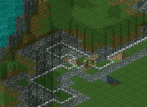 Pre Built Paths Placed Outside Of Park Boundaries In Dark Age Castle