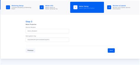 Update Metering Details Smart View Technology