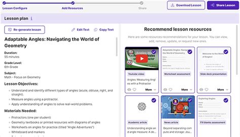 Radius Ai Lesson Planning Tool