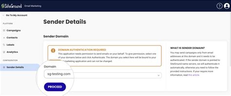 How To Authenticate Your Domain In Siteground Email Marketing