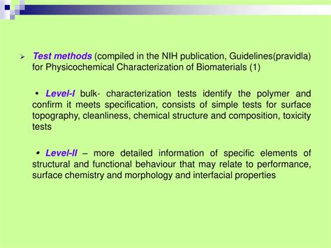 Ppt Biomaterials And Biocompatibility Biological Response Biocompatibility Tests Lenka