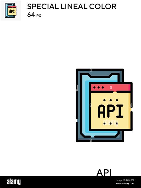 Api Special Lineal Color Vector Icon Api Icons For Your Business Project Stock Vector Image