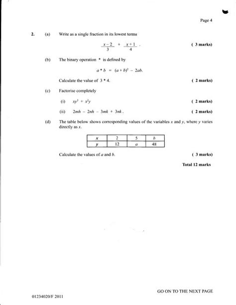 Kcse Maths Paper 1 2018 With Marking Scheme Answers Artofit