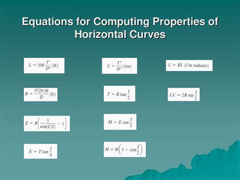 Ppt Horizontal Curves Powerpoint Presentation Free Download Id 5504197