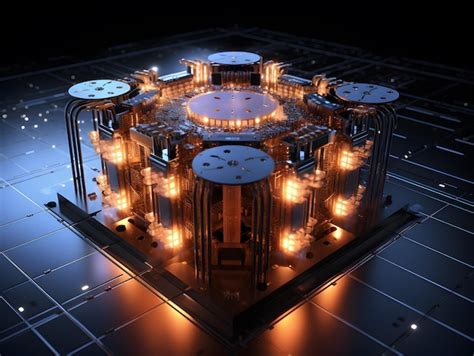 Premium Ai Image Data Storage Center Quantum Computing Database Cloud Computing Concept