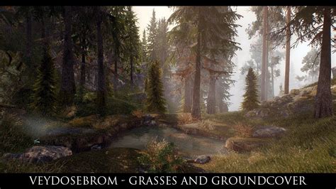 Skyrim Se Mods Veydosebrom Grasses And Groundcover Youtube