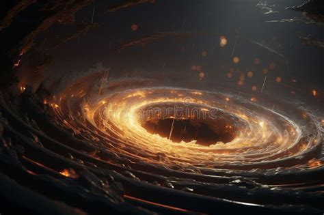 Abstract Visualization Of Temporal Anomalies Stock Illustration Illustration Of Energy Color