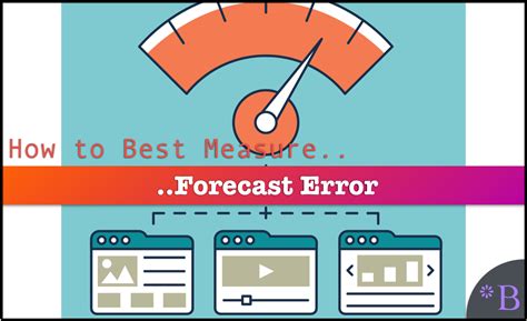 How Mad Is Calculated For Forecast Error Measurement Brightwork
