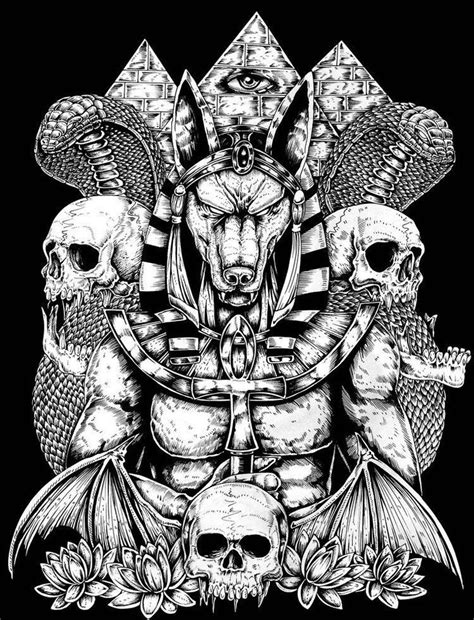 Anubis Tattoo Egyptian Tattoo Sleeve Mythology Tattoos Egypt Tattoo