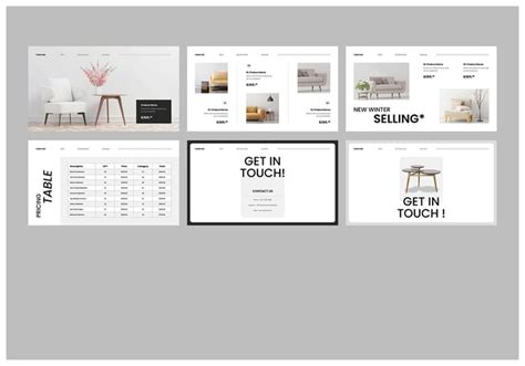 Furniture Product Catalog Powerpoint Template Incl Design And Creative