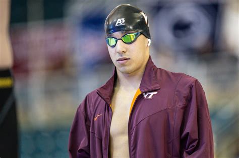 Youssef Ramadan Rips Ncaa Leading 4476 100 Fly As Virginia Tech Sweeps