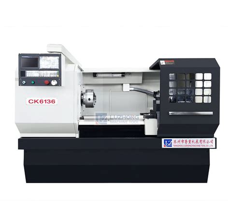 CK6120 CK6125 CNC Lathe Machine Flat Bed Hard Guide Rail CNC Lathe Machine