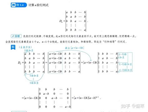 具体型行列式的计算 线性代数 知乎