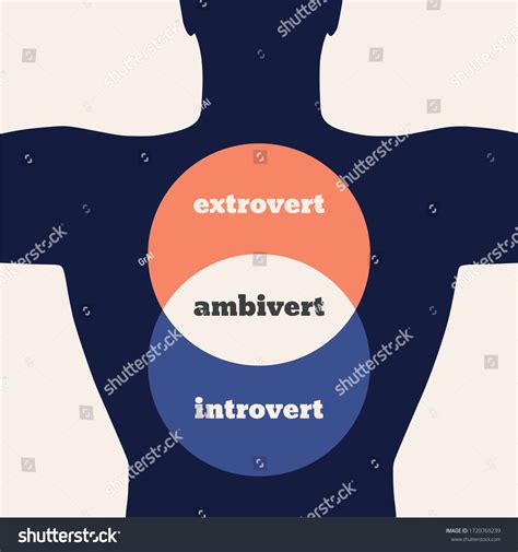 Extrovert Ambivert Introvert Concept Human Psychology Vector Có Sẵn Miễn Phí Bản Quyền