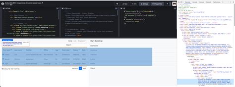Datatable Bs4 Responsive Dynamic Resize Issue — Datatables Forums