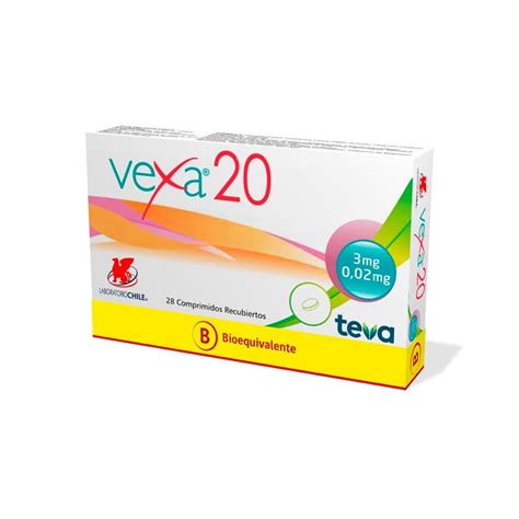 Vexa 20 X 28 Comprimidos Farmacias Chile Spa