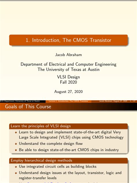 Cmos Transistor Class 1 Pdf