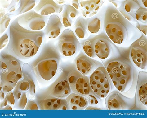 Abstract Cellular Structure Made Of Pale Pink Matte Porous Material