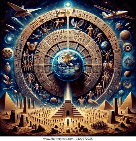 Earth Middle Giant Stargate All Knowledge Ai Generated Image 2427972965 Shutterstock