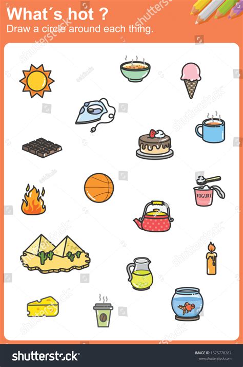 Hot Draw Circle Around Each Thing Stock Vector Royalty Free Shutterstock