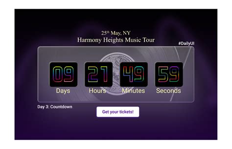 Countdown Page Figma