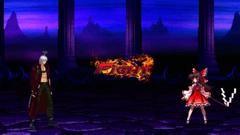 Sprite Dante Vs Reimu Hakurei By Frikimarveldc On Deviantart