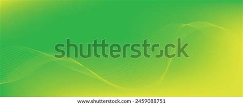 Modern Abstract Green Gradient Background Waves Stock Vector Royalty