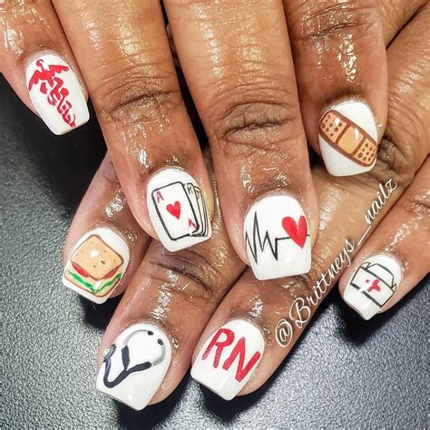 Nurse Nail Designs Design Talk