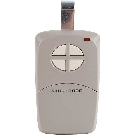 Multi Code 4140 4 Button Visor Gate Garage Remote MultiCode 414001 MCS414001 Amazon Com
