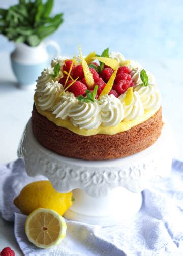 Recipe Lemon Curd Raspberry Cake Shane Smith Cookery School