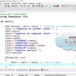 Programa Dirigido Por Men En C Utilizando Switch Case