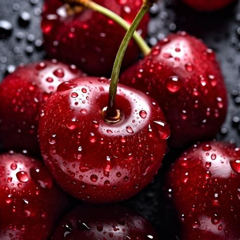 Premium Photo Red Cherry