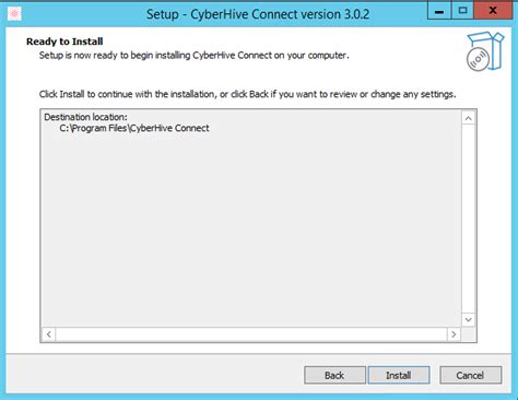 Install Connect On Windows Server 2012 R2 Cyberhive Product Documentation